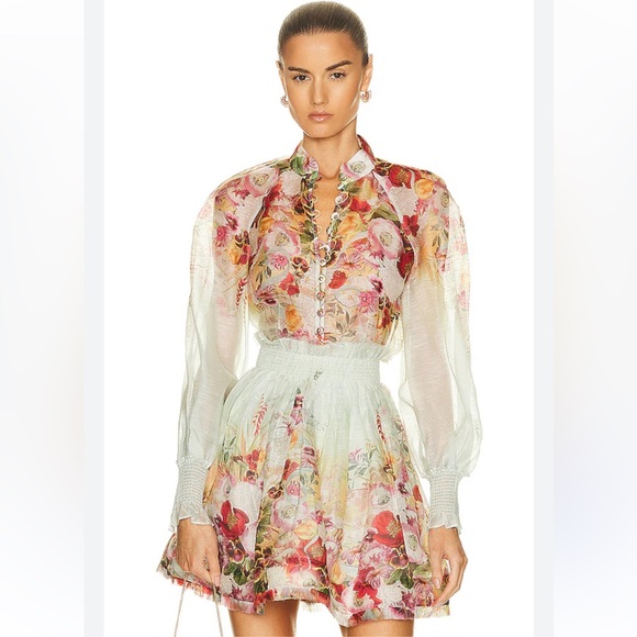 Zimmermann | Dresses | Nwot Zimmermann Wonderland Blouse And Skirt Set ...